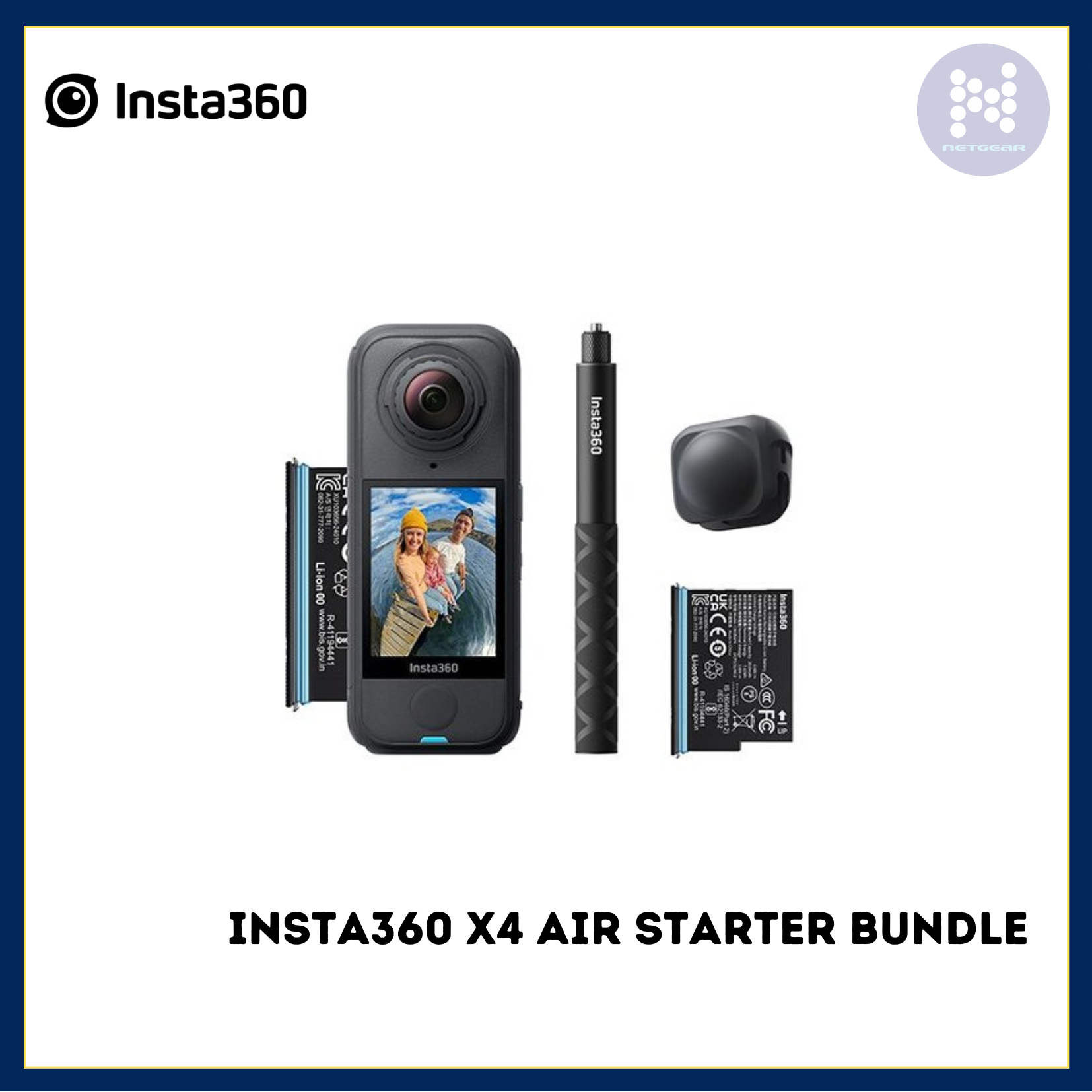 INSTA360 X4 AIR STARTER BUNDLE – Netgear Gibraltar LTD