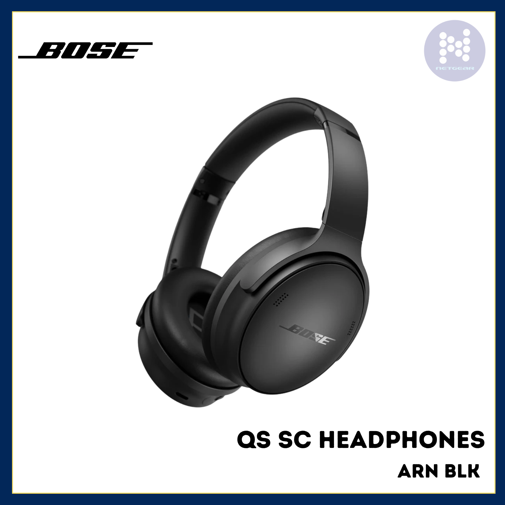 BOSE QC SC HEADPHONE ARN BLACK 2025 – Netgear Gibraltar LTD