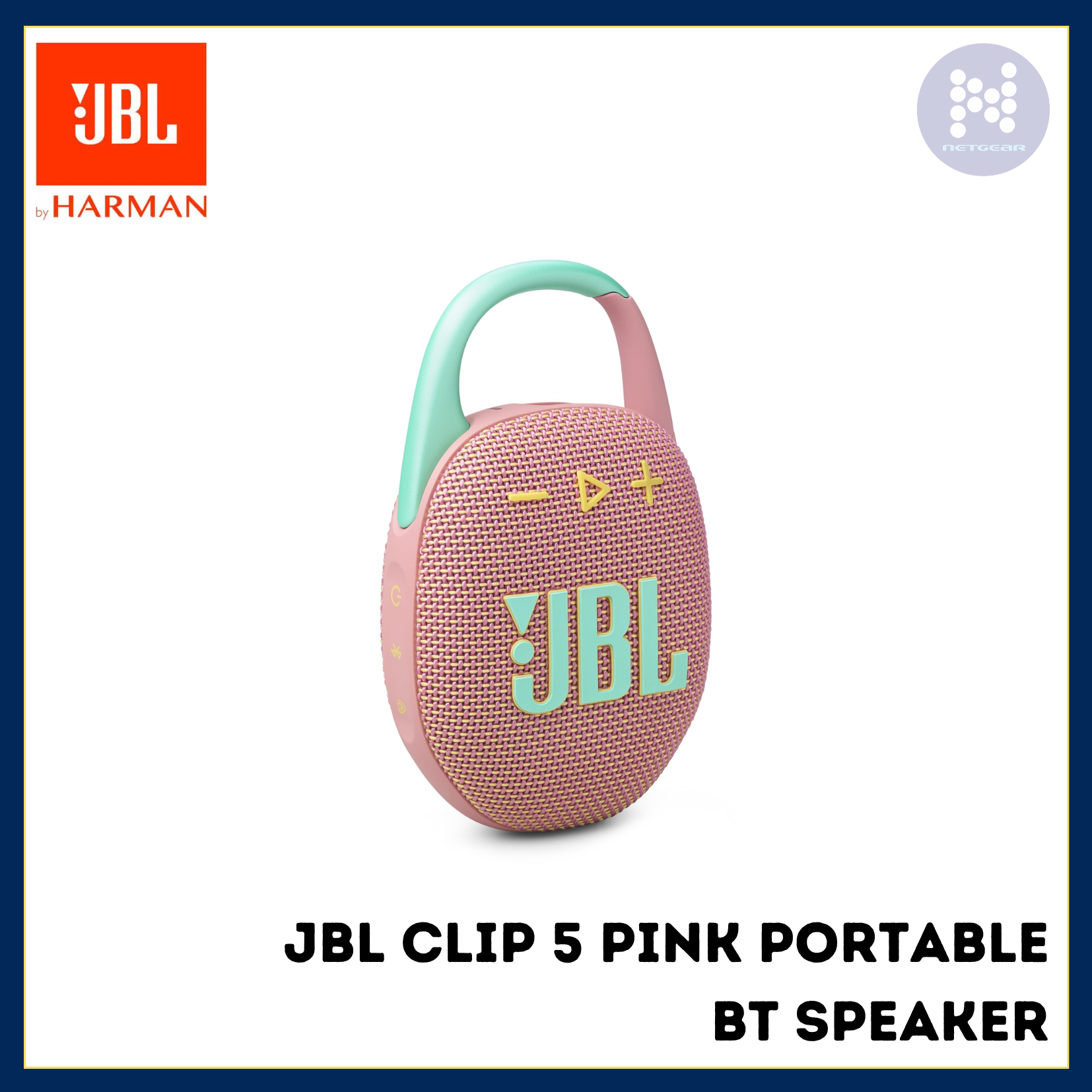 JBL CLIP 5 PINK PORTABLE BT SPEAKER – Netgear Gibraltar LTD