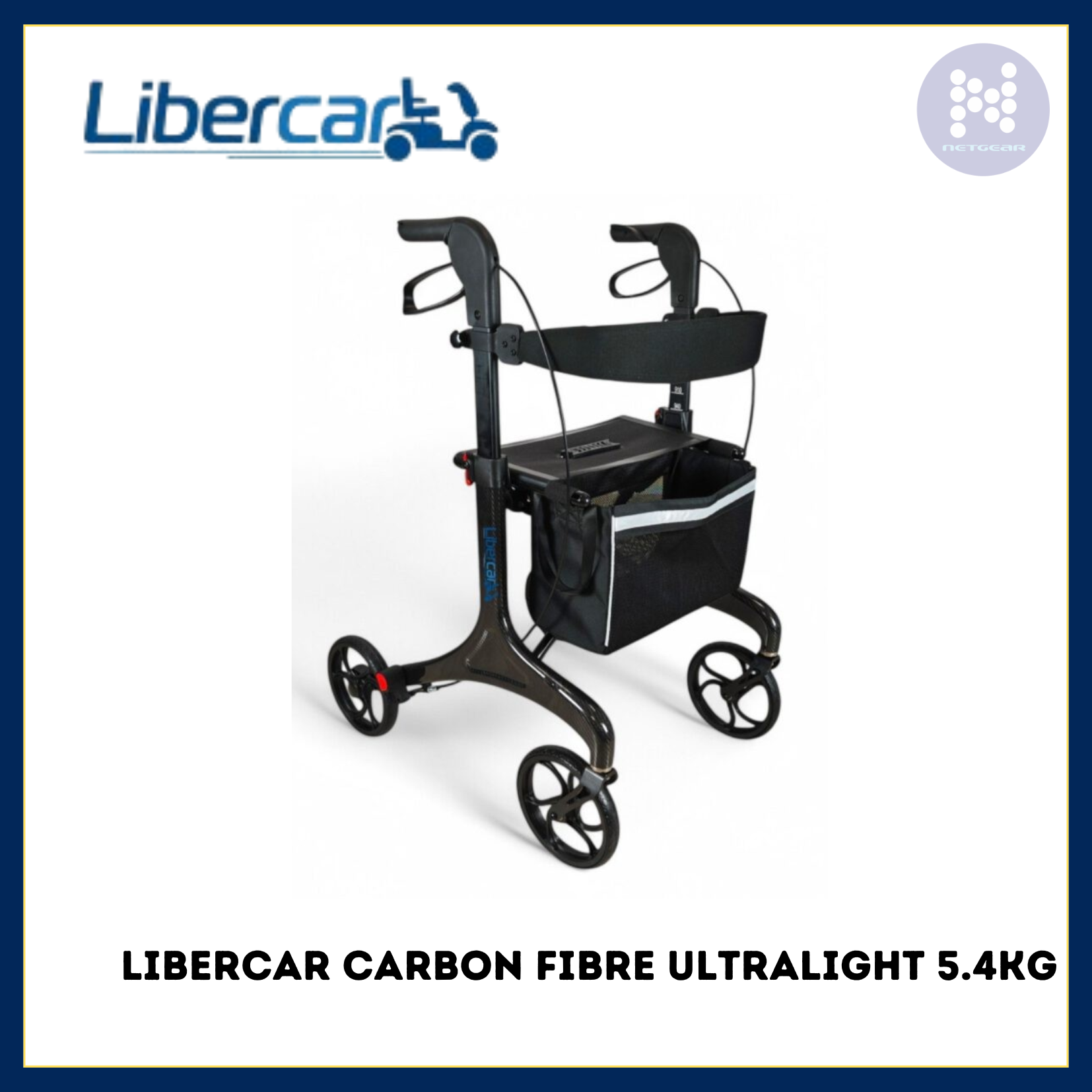 LIBERCAR ROLLATOR KARBON – Netgear Gibraltar LTD